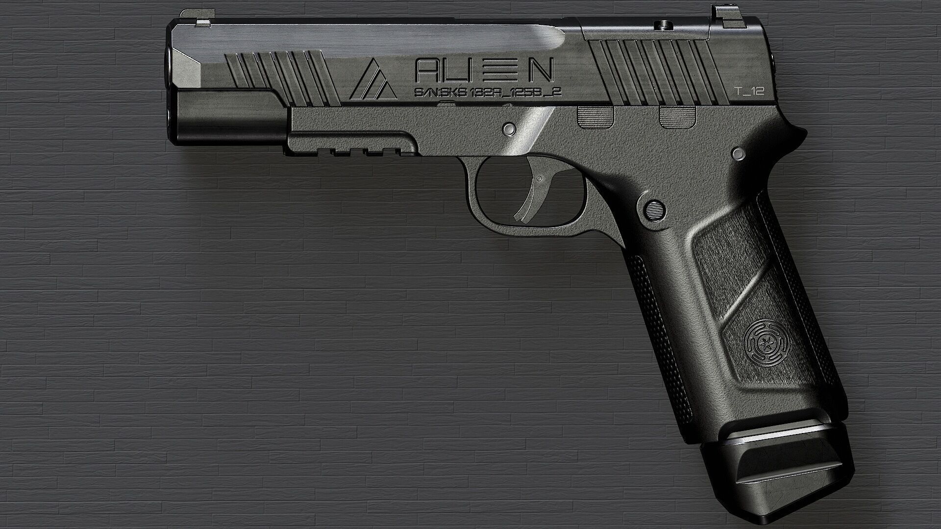 3D model Alien-HandGun VR / AR / low-poly | CGTrader