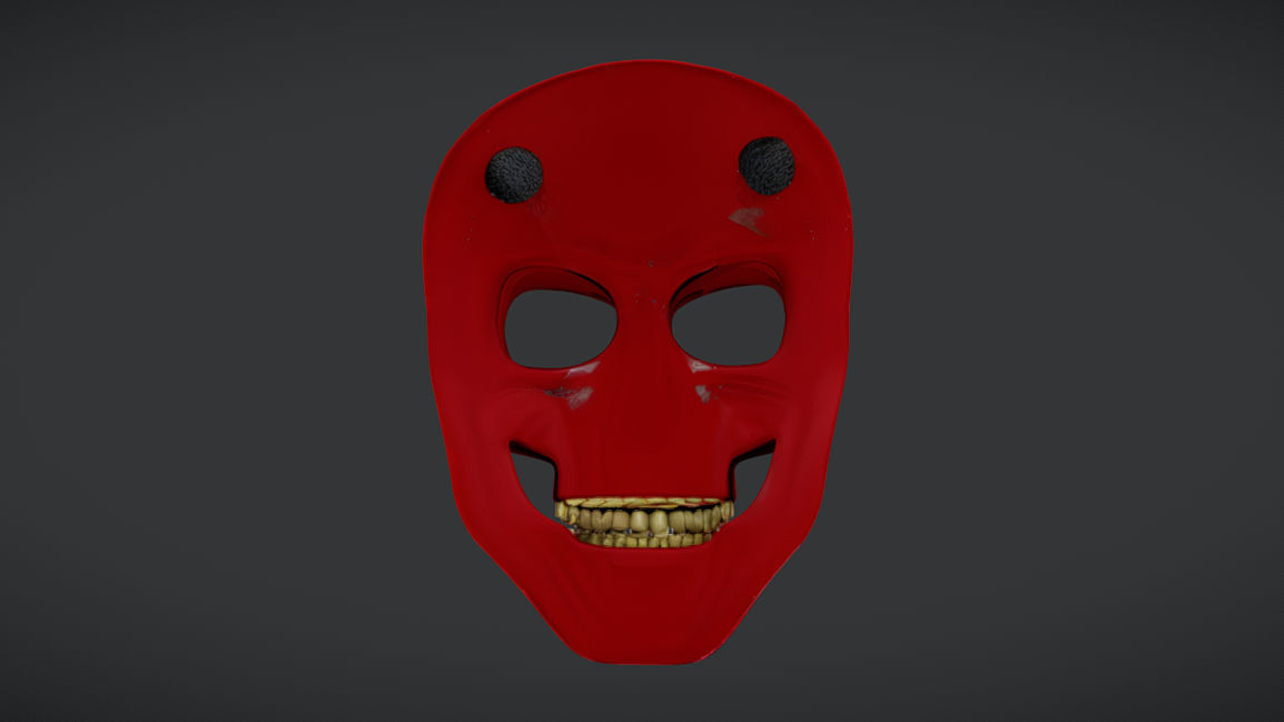 Red Devil Skull Mask free VR / AR / low-poly 3D model animated | CGTrader
