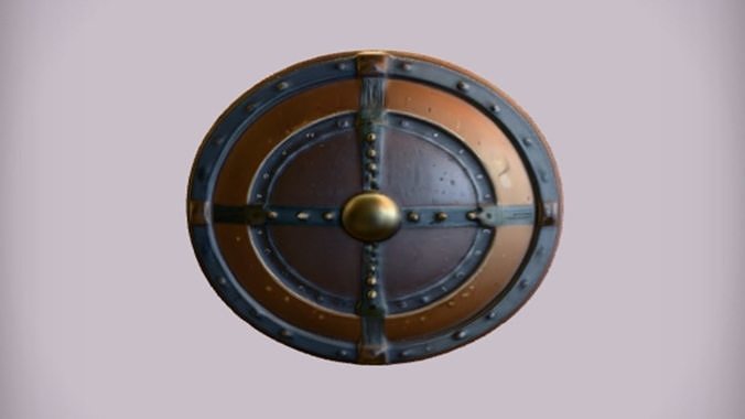 medieval round shield 3D model | CGTrader