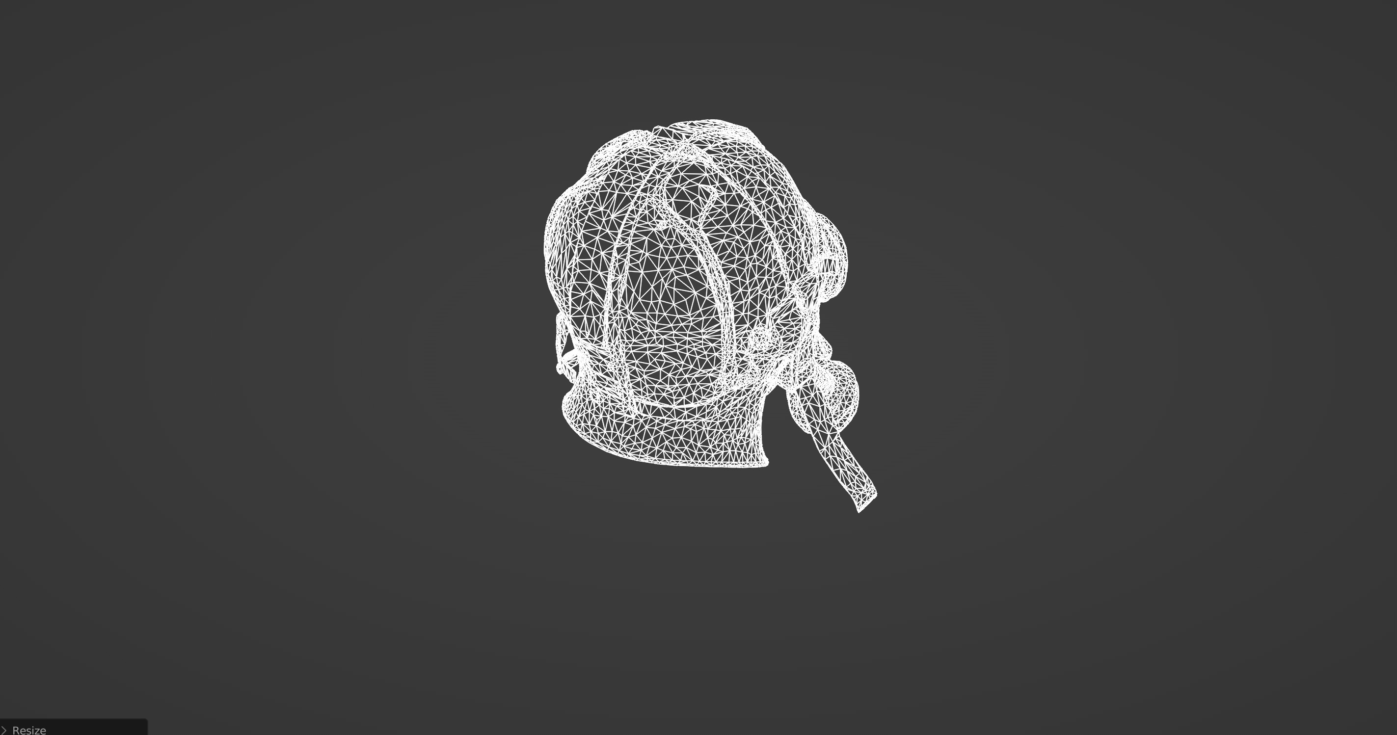 Post-Apocalyptic Gas Mask with Rugged Design 3D model | CGTrader