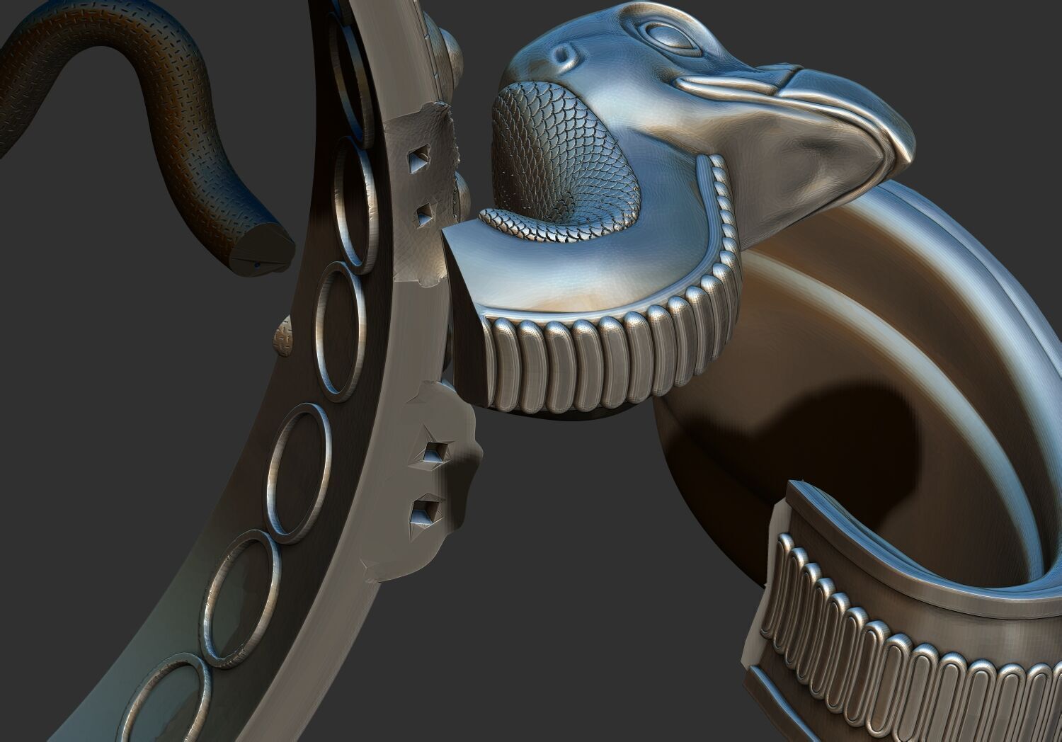 Tutankhamun pharaonic crown 3d Printable model 3D model 3D printable ...