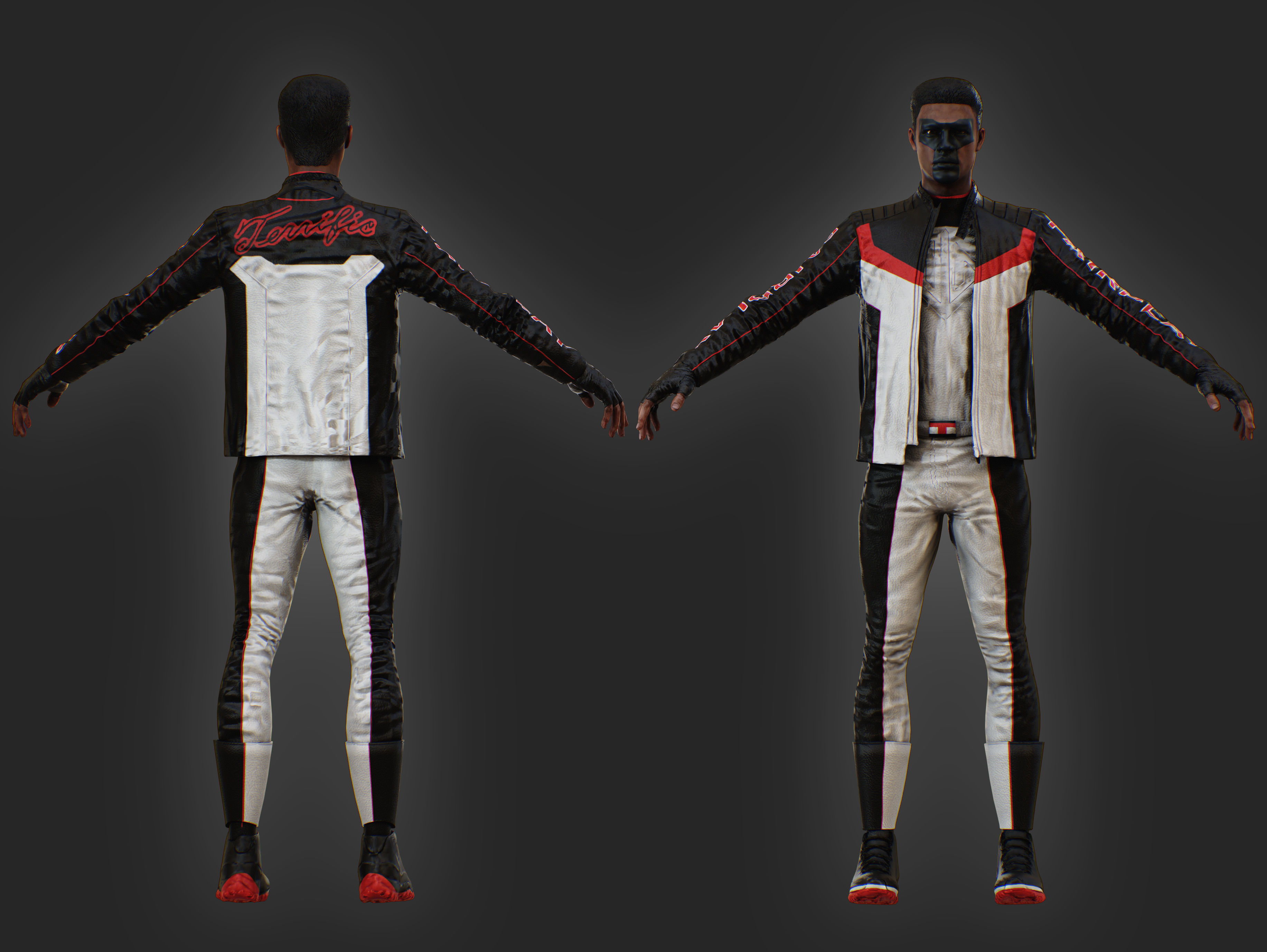3D model Mister Terrific VR / AR / low-poly | CGTrader