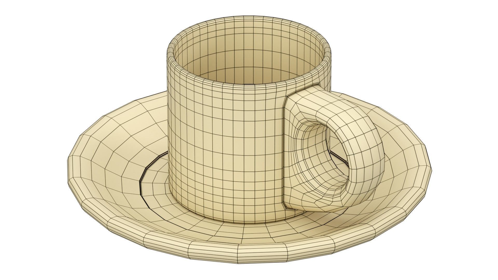 Coffee Cup With Saucer 3D model | CGTrader