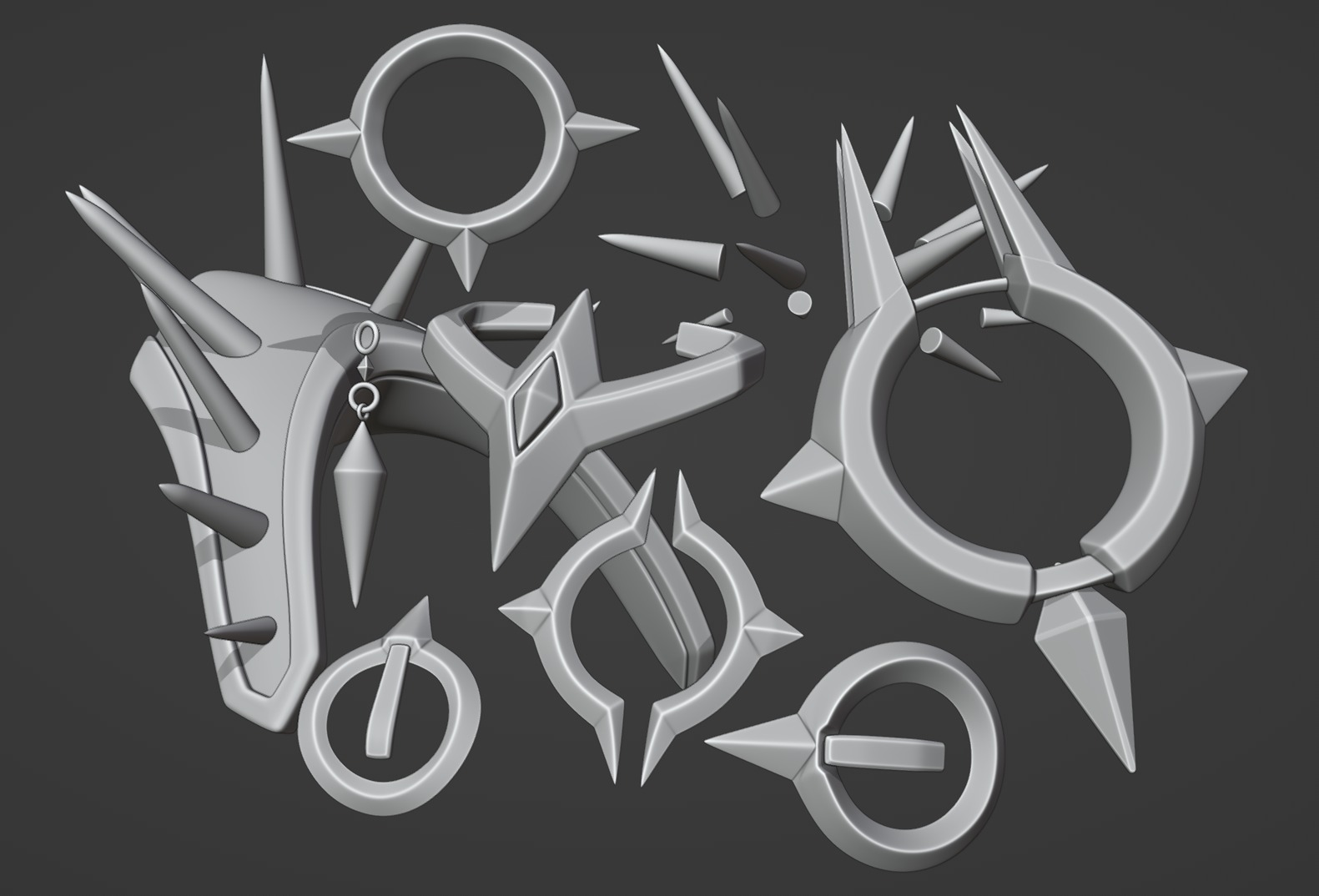 Marvel Rivals - Malice Accessories - Cosplay 3D Print Prop 3D model 3D ...