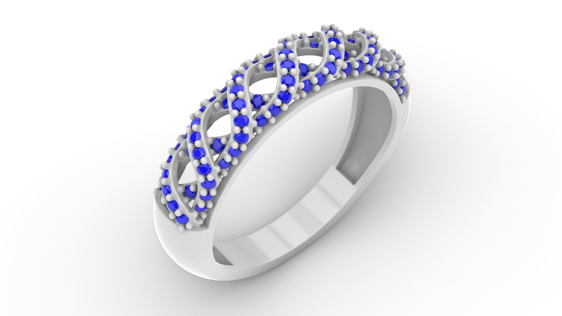 Jewelry Diamond Ring Model RG46 free 3D model 3D printable | CGTrader