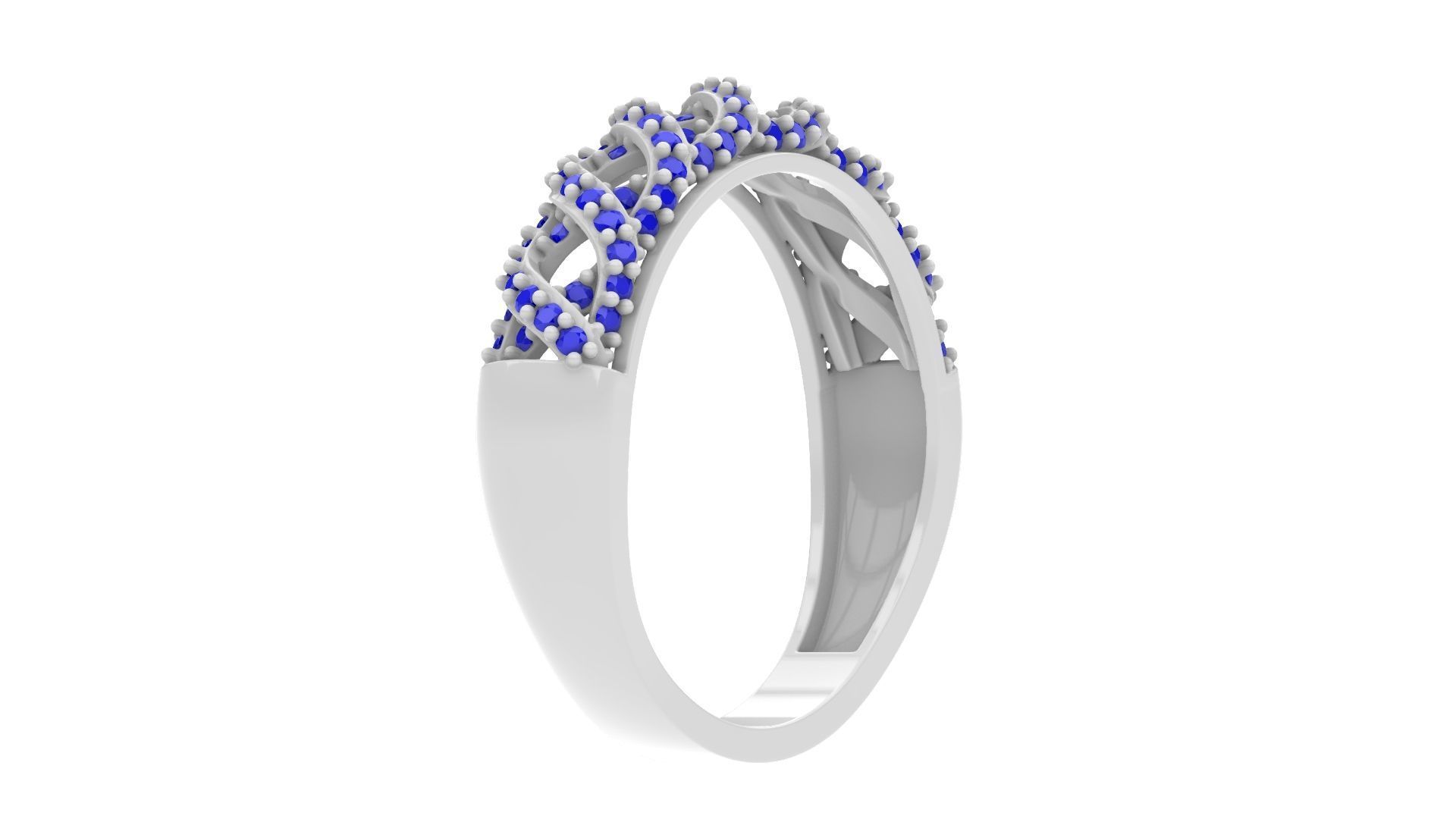 Jewelry Diamond Ring Model RG46 free 3D model 3D printable | CGTrader