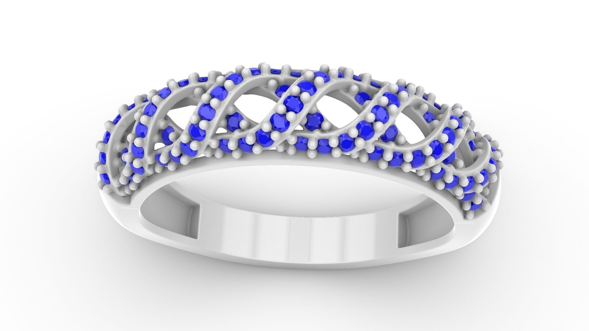 Jewelry Diamond Ring Model RG46 free 3D model 3D printable | CGTrader
