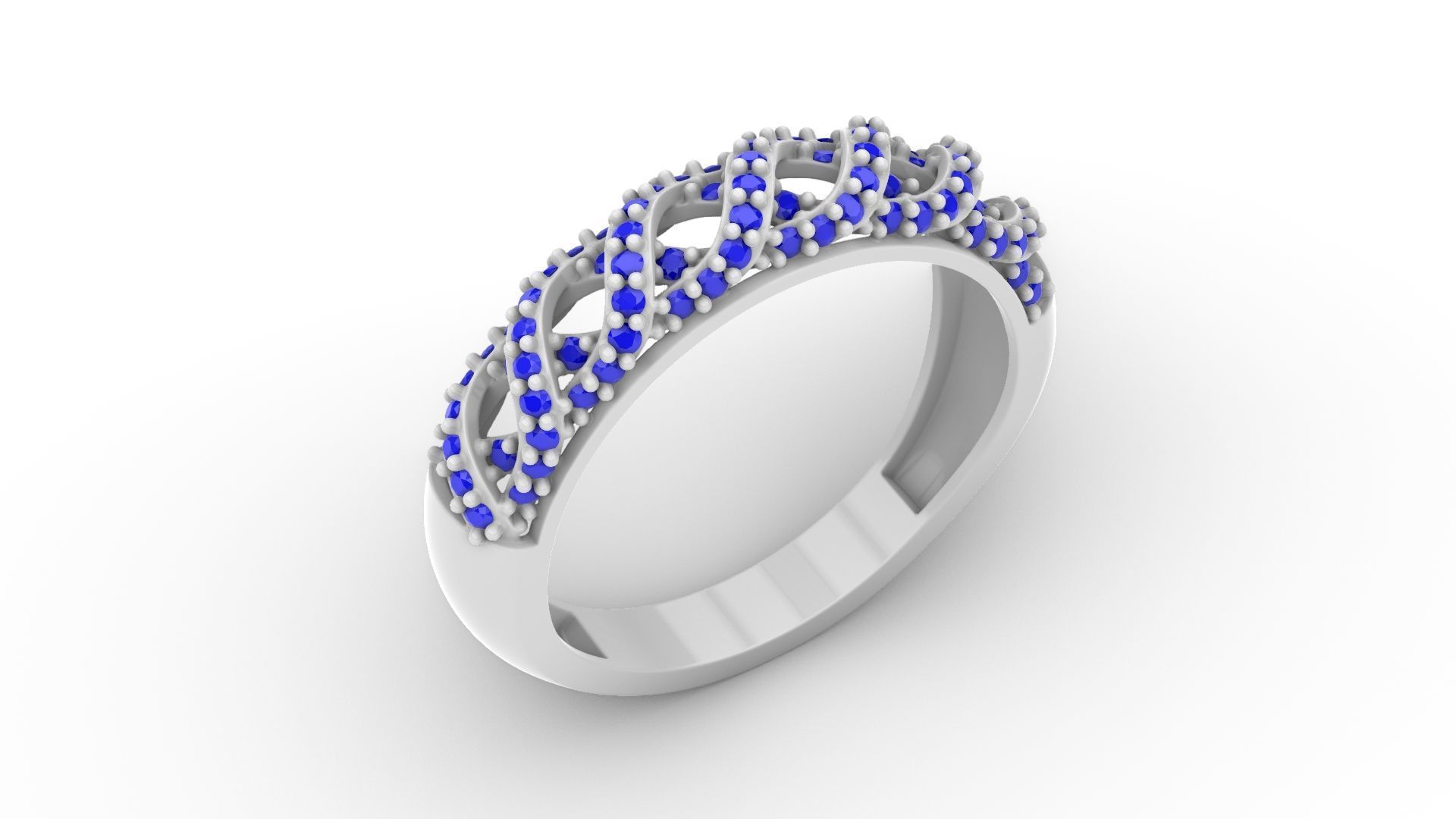 Jewelry Diamond Ring Model RG46 free 3D model 3D printable | CGTrader