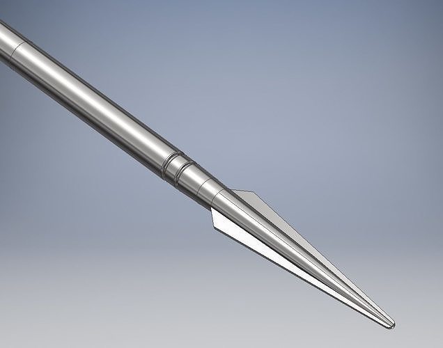 Mandalorian Beskar Spear Cosplay Prop 3D model 3D printable | CGTrader
