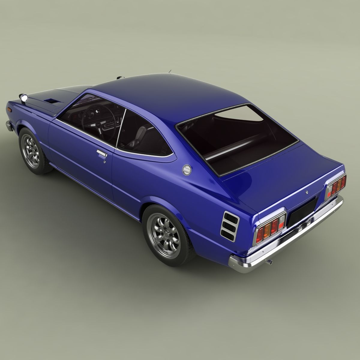 Toyota Corolla Levin coupe TE37 3D model | CGTrader