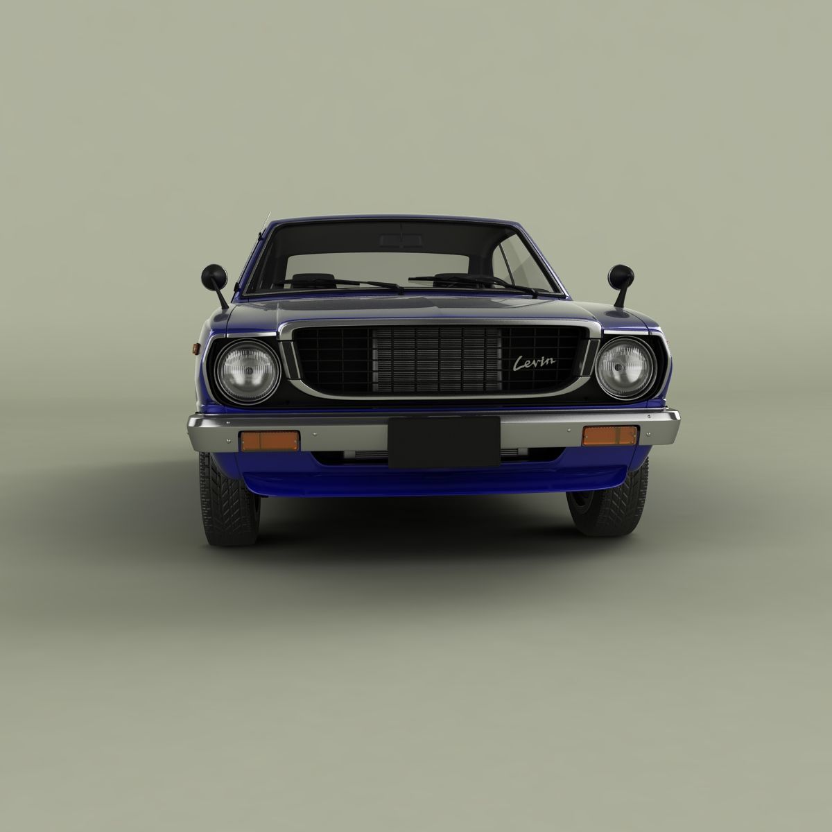 Toyota Corolla Levin coupe TE37 3D model | CGTrader