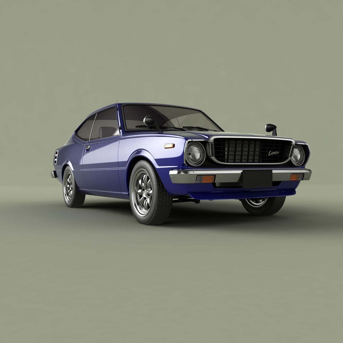 Toyota Corolla Levin coupe TE37 3D model | CGTrader