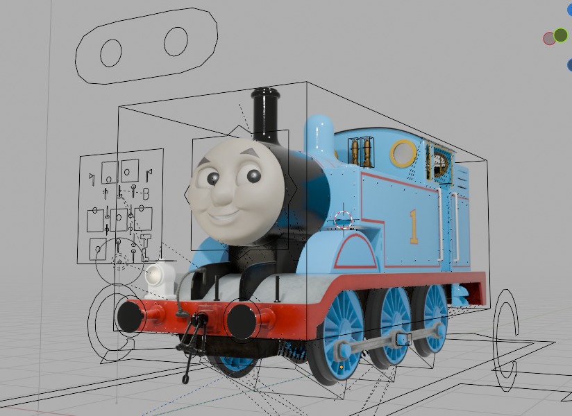 Thomas and friend Big World Big Adventures CGI 3D RIGGED free 3D model ...