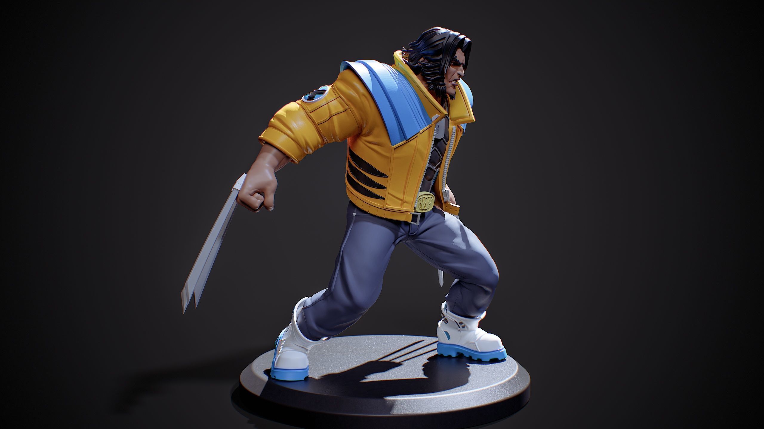 Wolverine from Marvel Rivals 3D model 3D printable | CGTrader