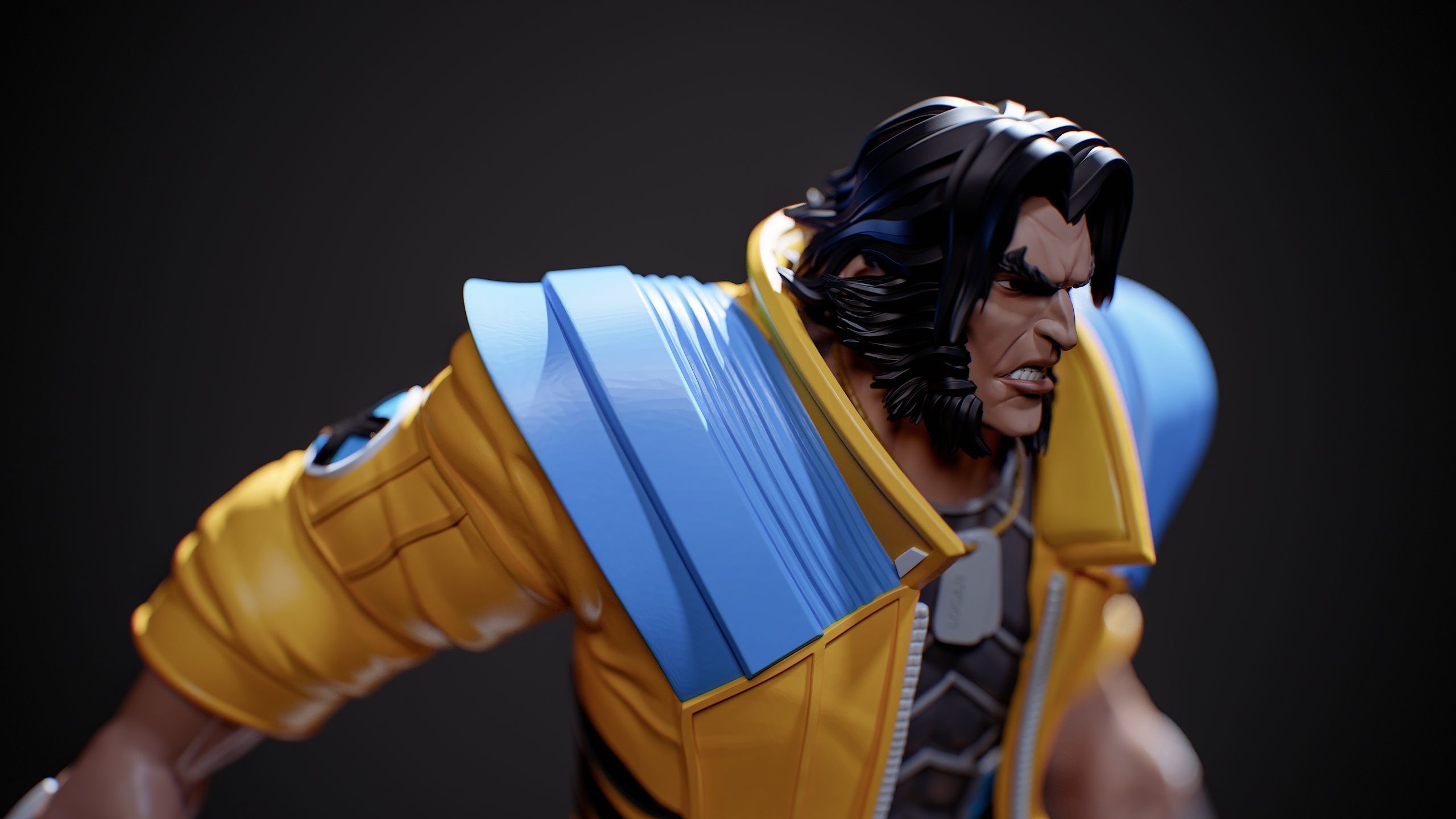 Wolverine from Marvel Rivals 3D model 3D printable | CGTrader