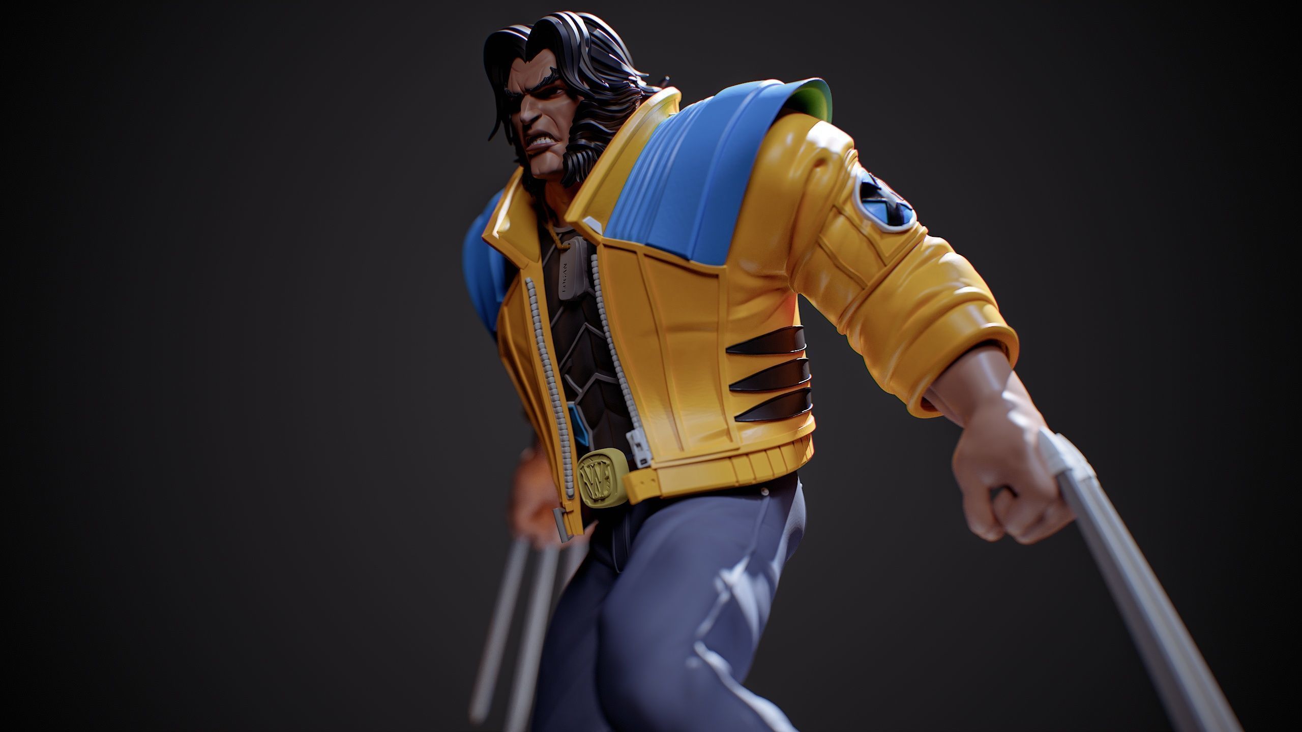 Wolverine from Marvel Rivals 3D model 3D printable | CGTrader