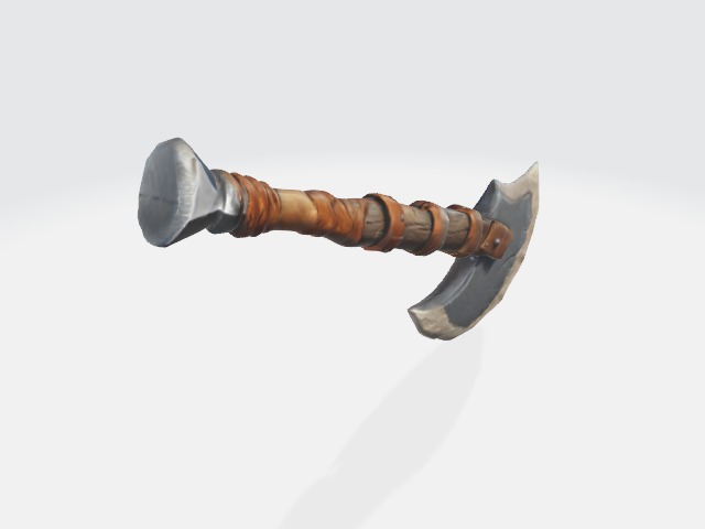3D model Lowpol stone axe VR / AR / low-poly | CGTrader