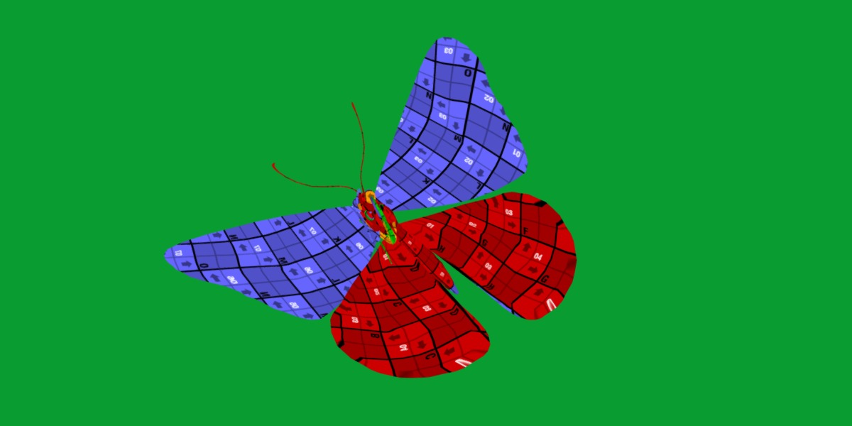 3D model Monarch Butterfly Insect VR / AR / low-poly | CGTrader