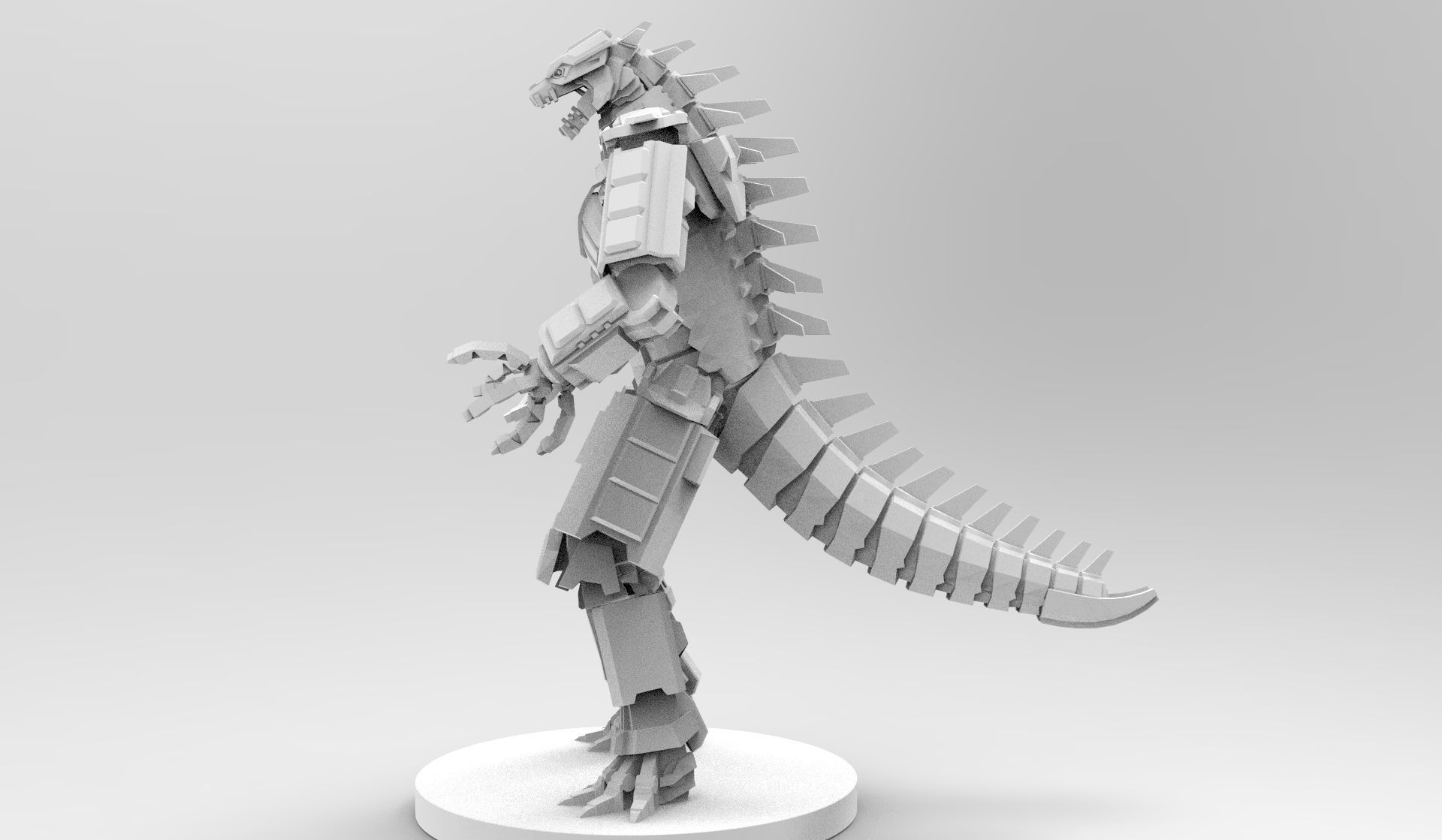 FORTNITE - MECHAGODZILLA 3D model 3D printable | CGTrader