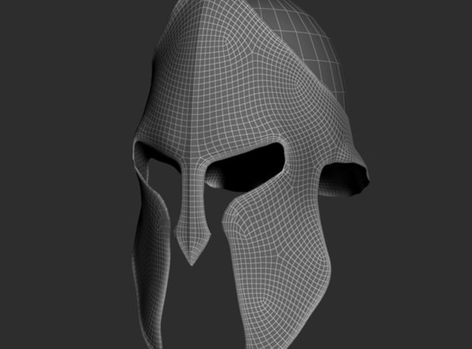 Spartan Helmet 300 Movie 3D Model Game ready .max .obj .stl - CGTrader.com