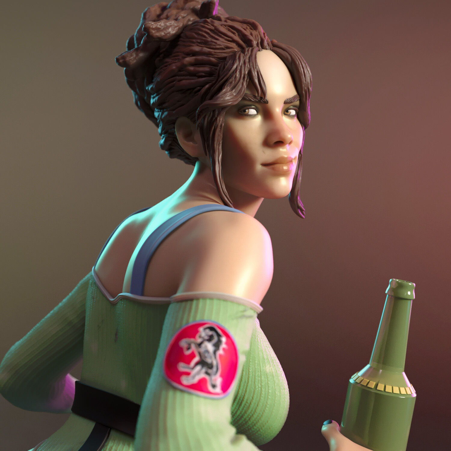 Panam Palmer from Cyberpunk 2077 3D model 3D printable | CGTrader