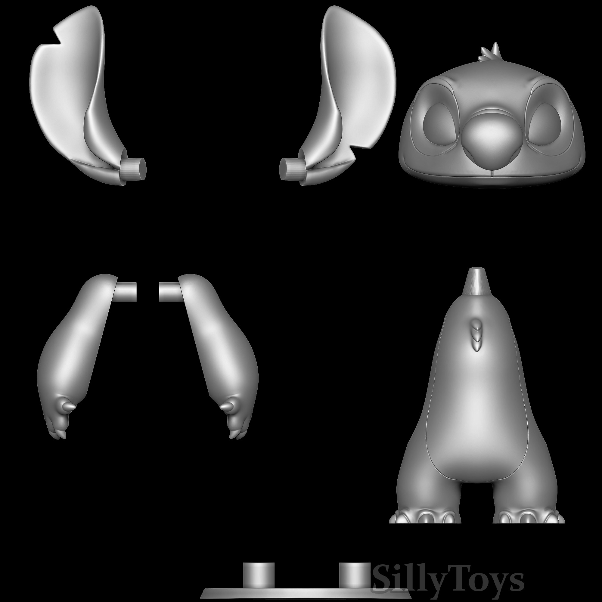 Stitch - Lilo and Stitch free 3D model 3D printable | CGTrader