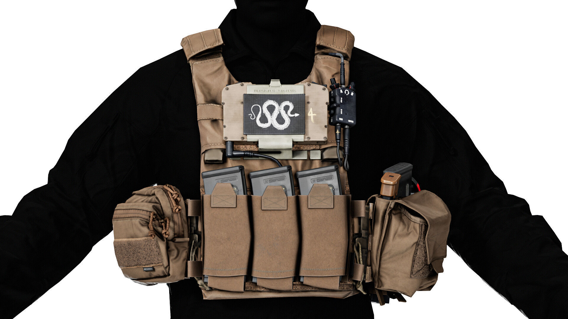 3D model SPIRITUS SYSTEMS LV119 PLATE CARRIER VR / AR / low-poly | CGTrader