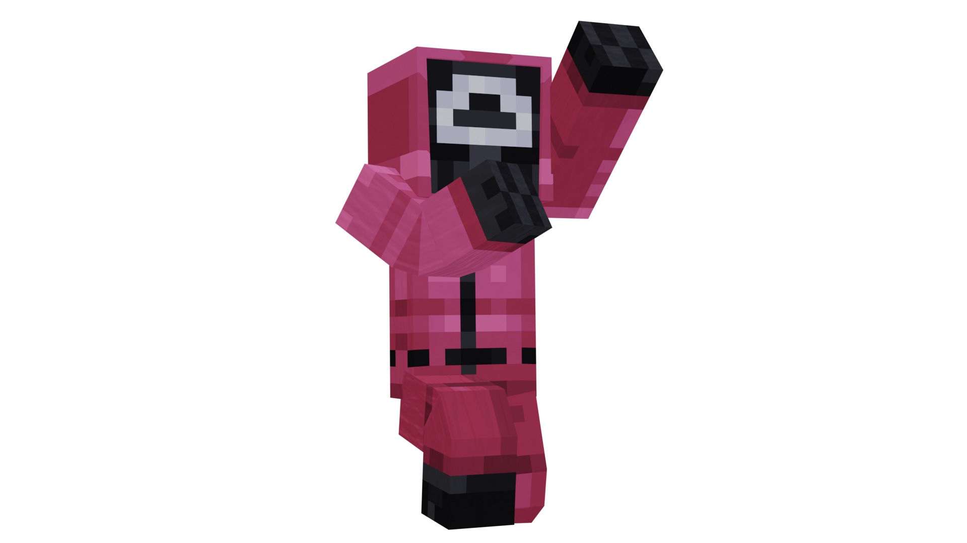 3D model MINECRAFT Squid Game Guard VR / AR / low-poly | CGTrader