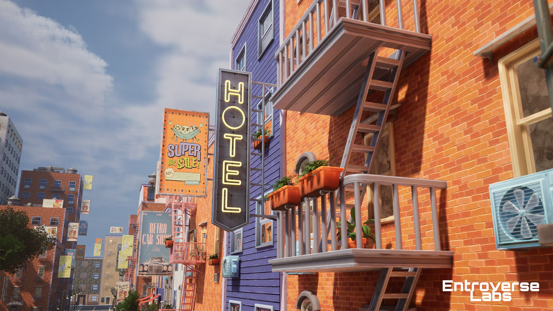 3D model Stylized NYC Megapack New York Unreal Engine Ready Game Ready ...