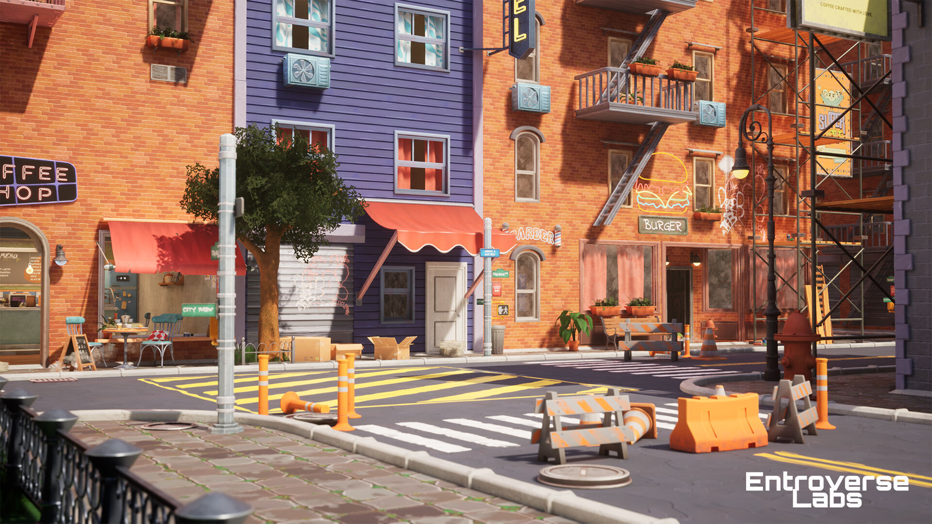3D model Stylized NYC Megapack New York Unreal Engine Ready Game Ready ...