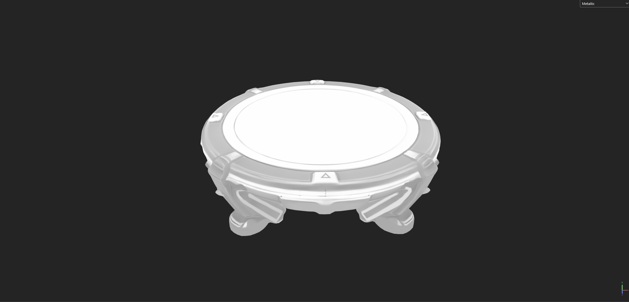 Sci-Fi Jump Pad Launch Pad free 3D model | CGTrader