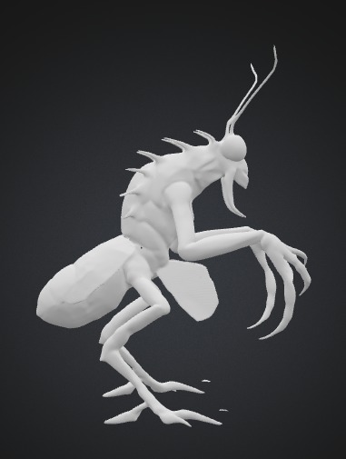 Mantis Humanoid 3D model animated rigged | CGTrader