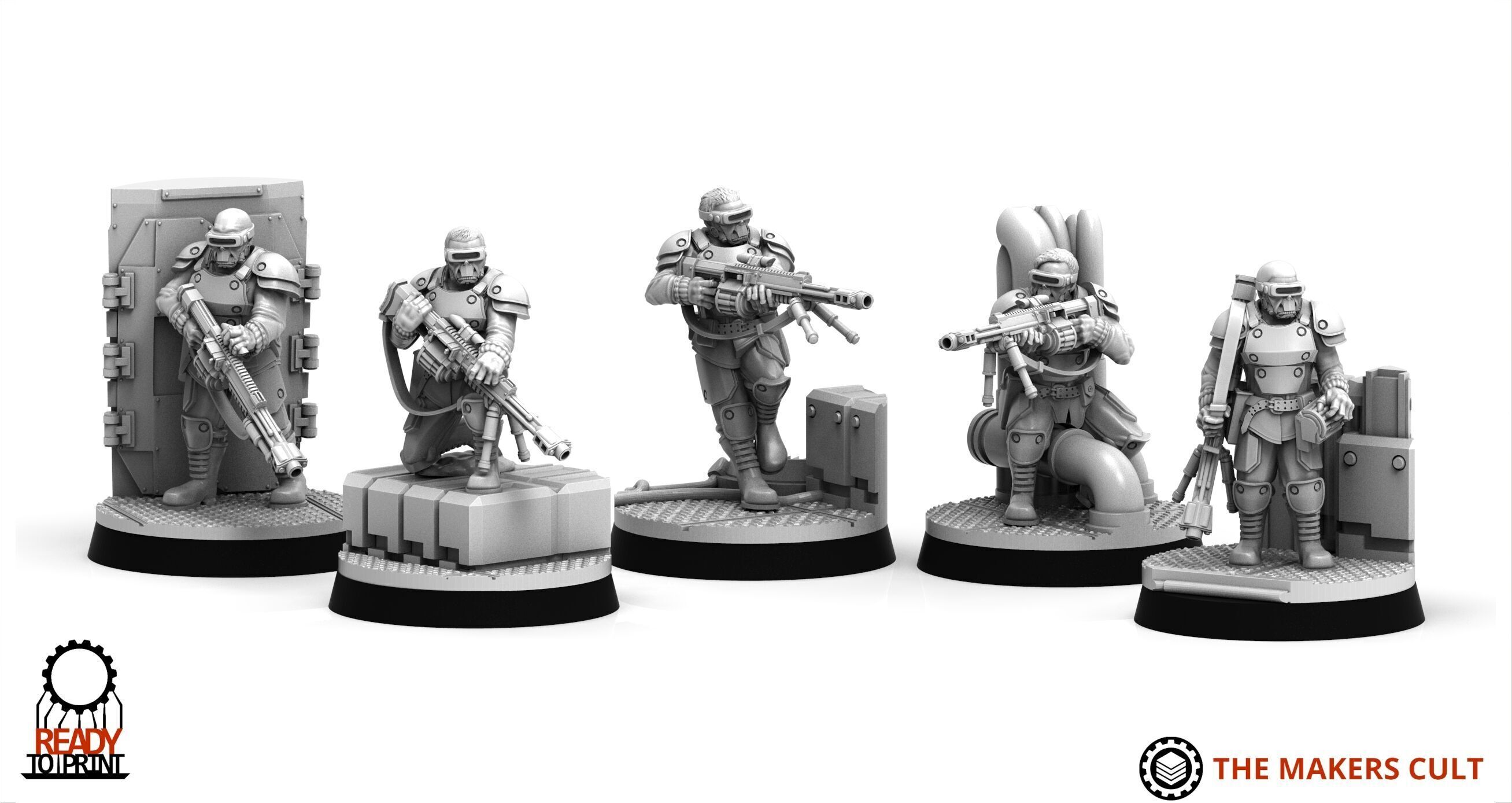 Obsidian Guard - Ghost Squad 3D model 3D printable | CGTrader