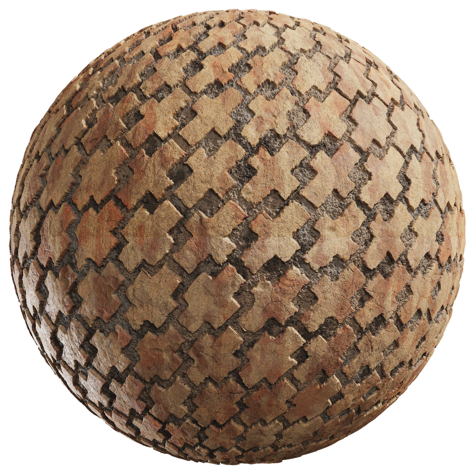 PBR Bricks 09 - Tileable 4K Texture Seamless Texture | CGTrader