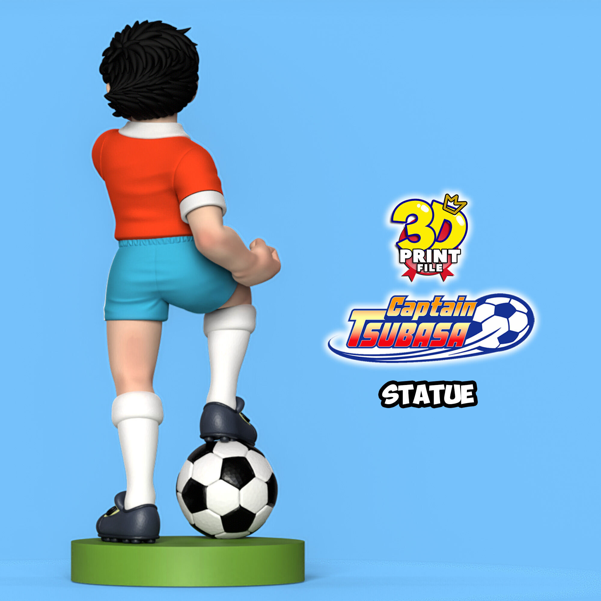 Captain Tsubasa 3d model 3D model 3D printable | CGTrader