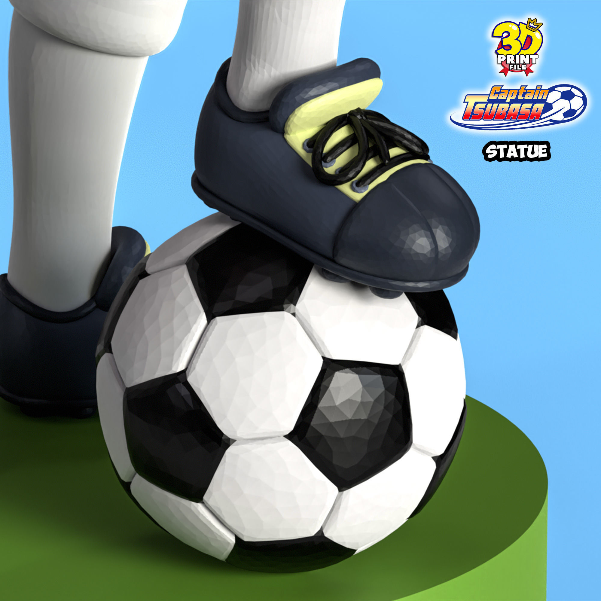 Captain Tsubasa 3d model 3D model 3D printable | CGTrader