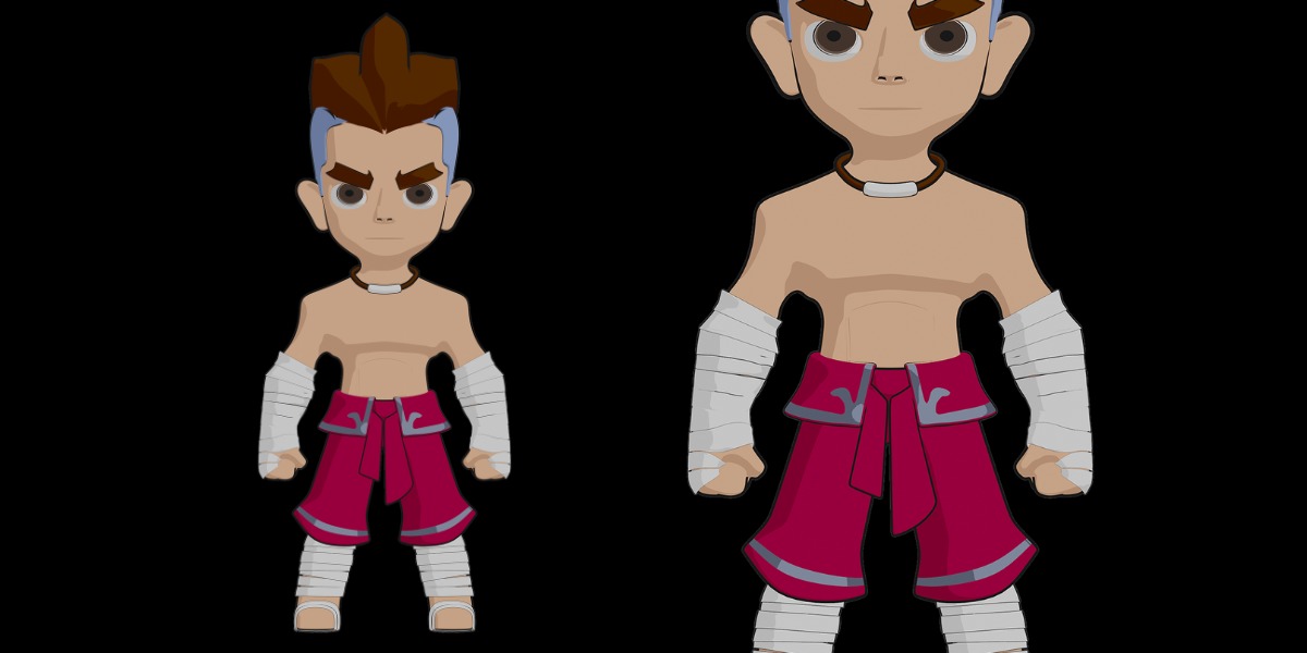 3D model Stylized Cartoon Character - Tutorial Included VR / AR / low ...