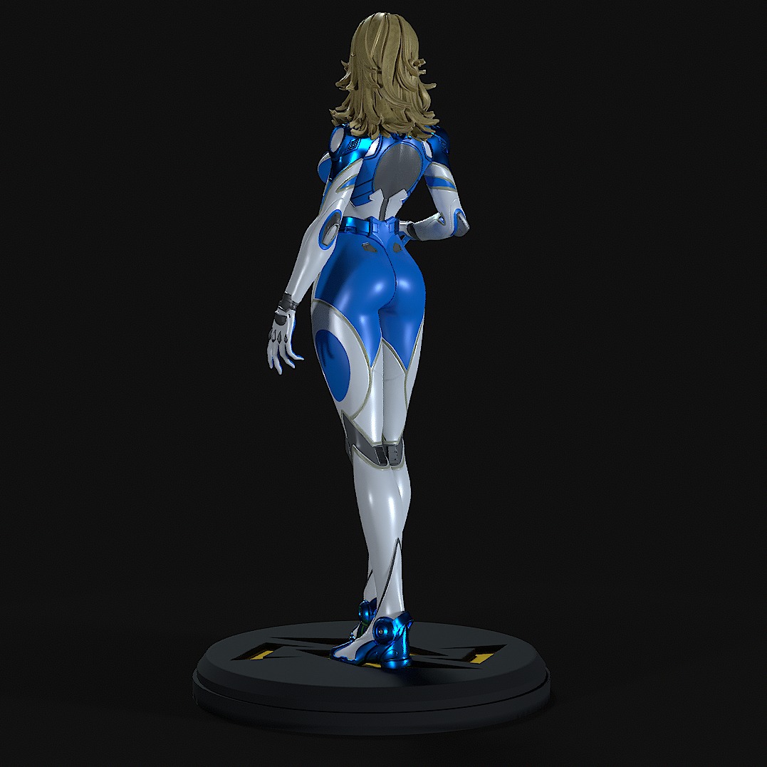 Sue Storm Invisible Woman Marvel Rivals 3D Print Statue 3D model 3D ...