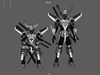Magic Knight Rayearth Mecha Warriors Anime Character Blaze 3D model ...