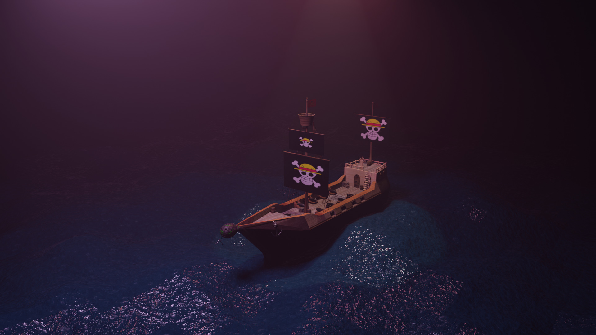 Pirate Ship free 3D model animated | CGTrader