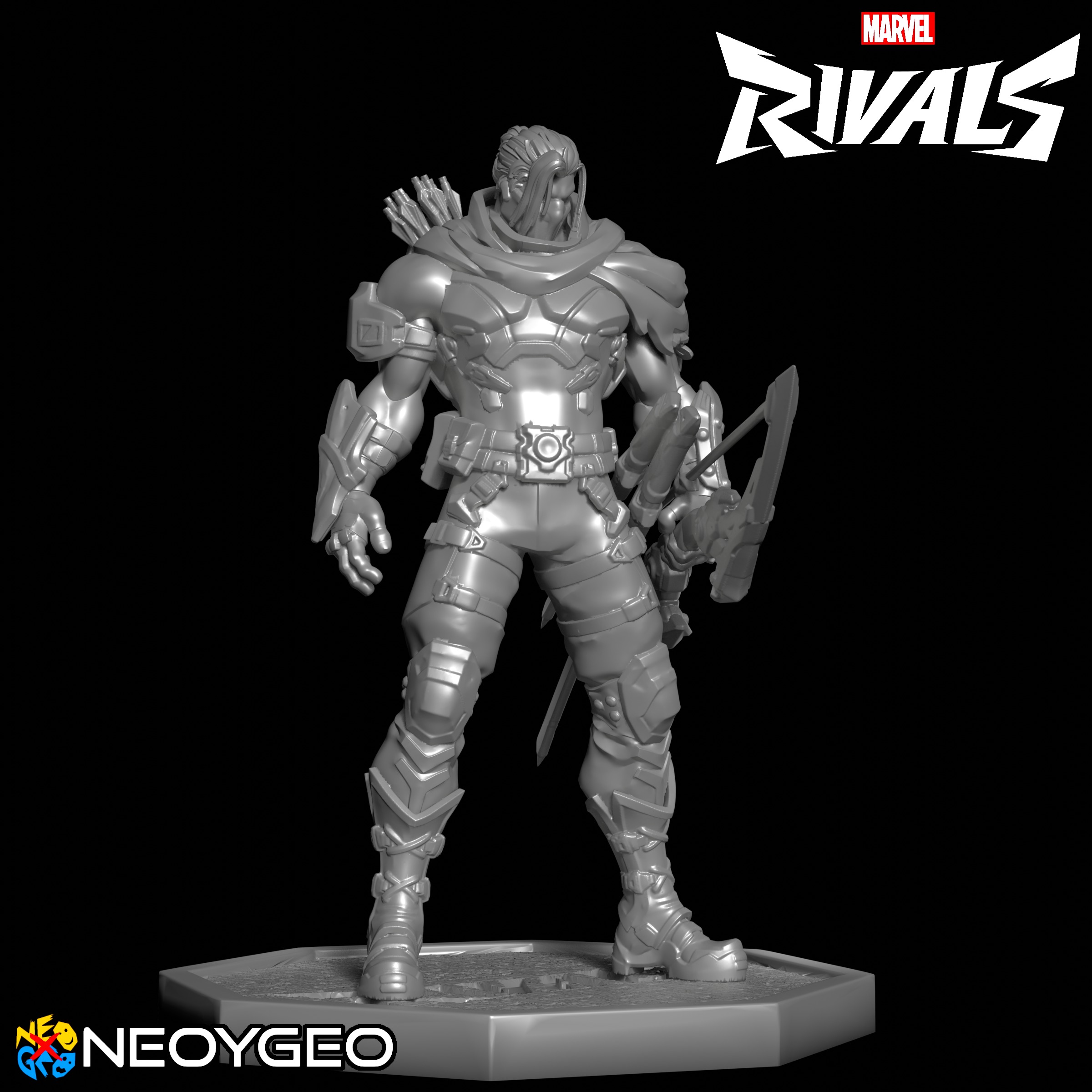HAWKEYE - MARVEL RIVALS free 3D model 3D printable | CGTrader