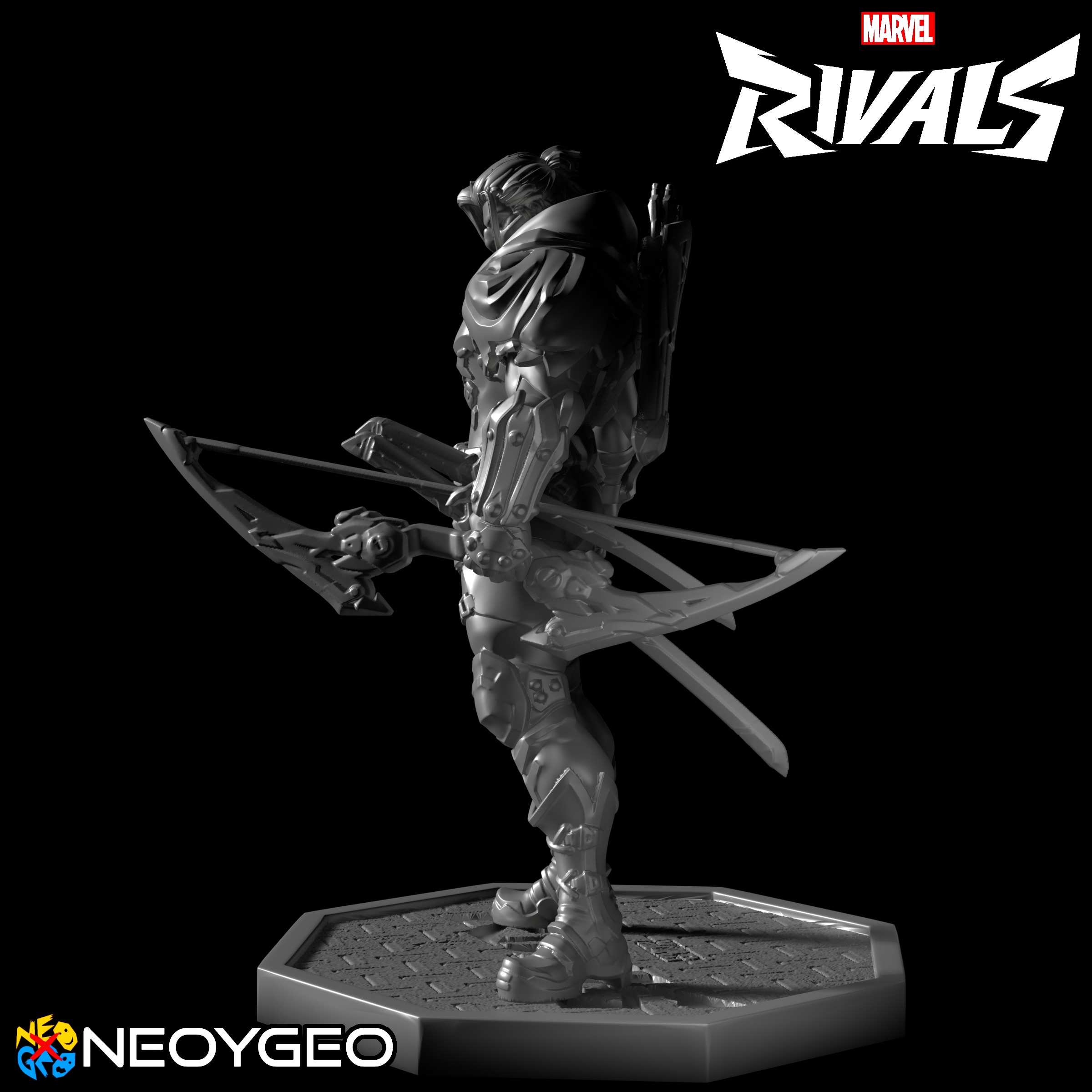 HAWKEYE - MARVEL RIVALS free 3D model 3D printable | CGTrader