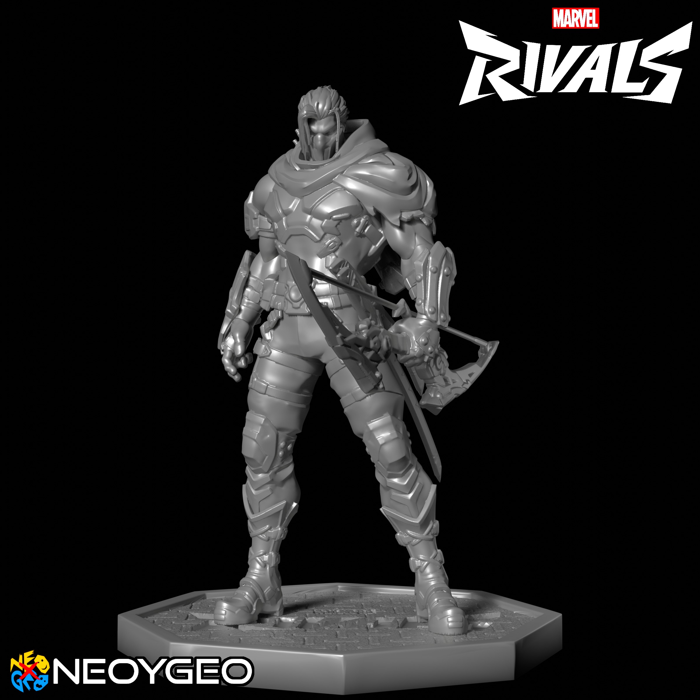 HAWKEYE - MARVEL RIVALS free 3D model 3D printable | CGTrader