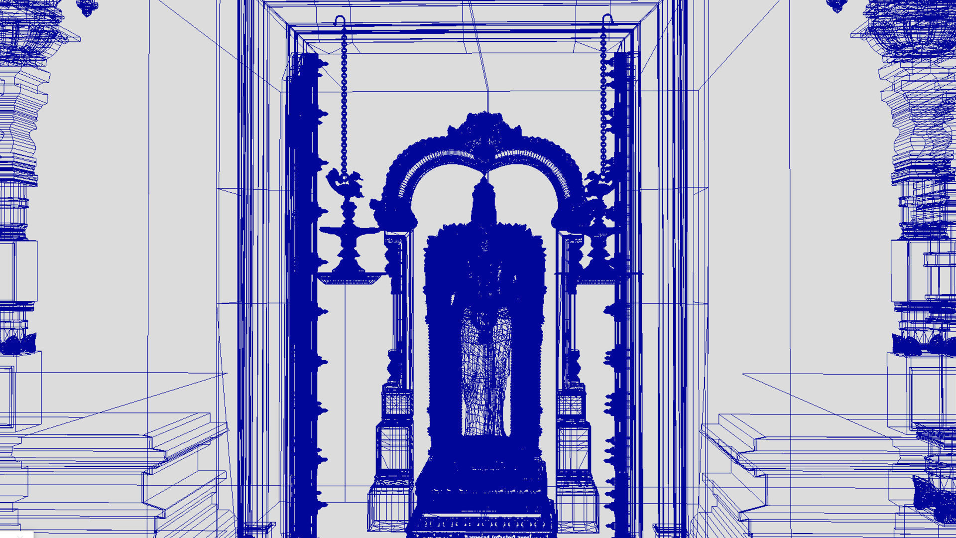 madurai meenakshi amman temple interior 3D model | CGTrader