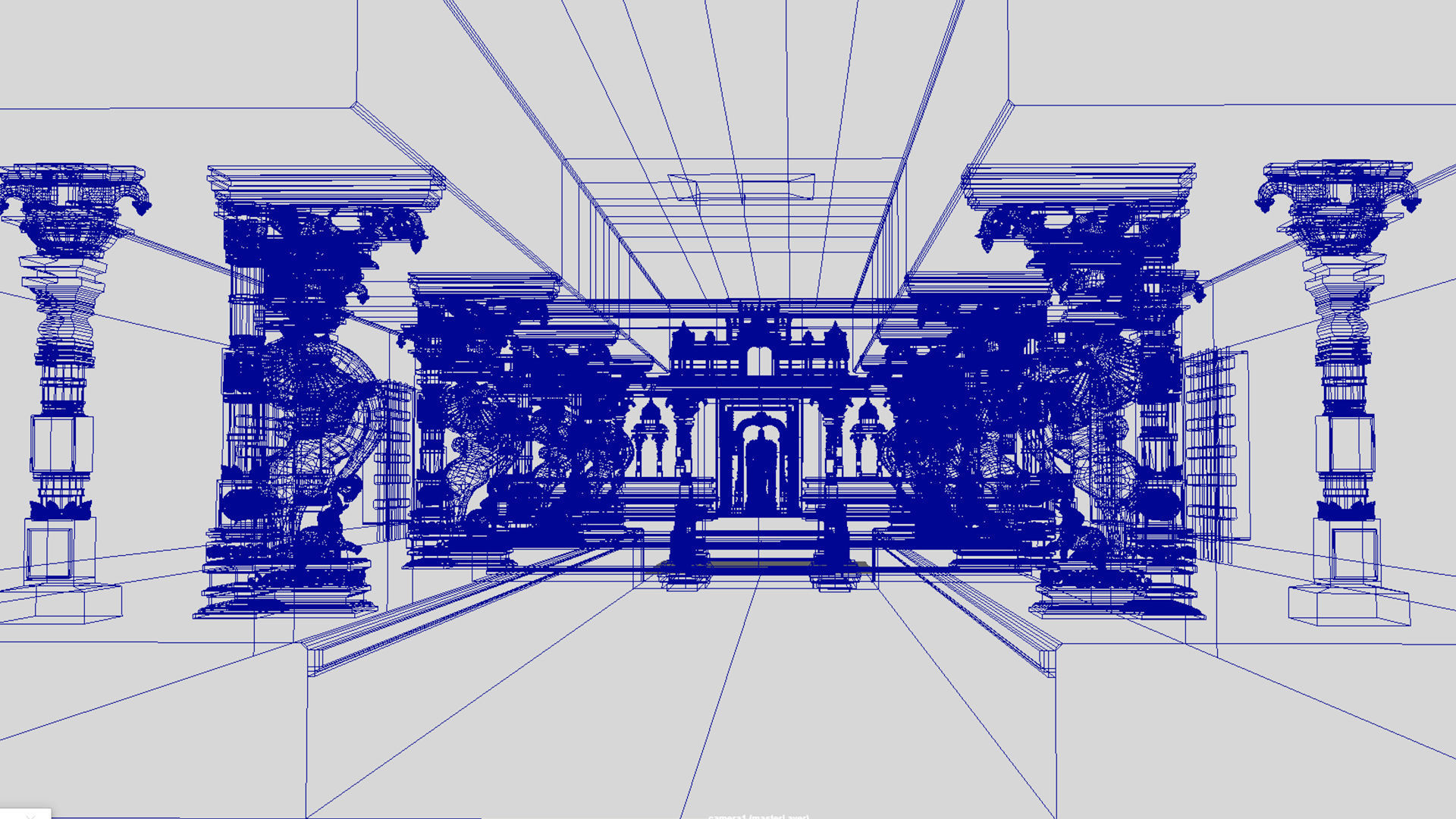 madurai meenakshi amman temple interior 3D model | CGTrader