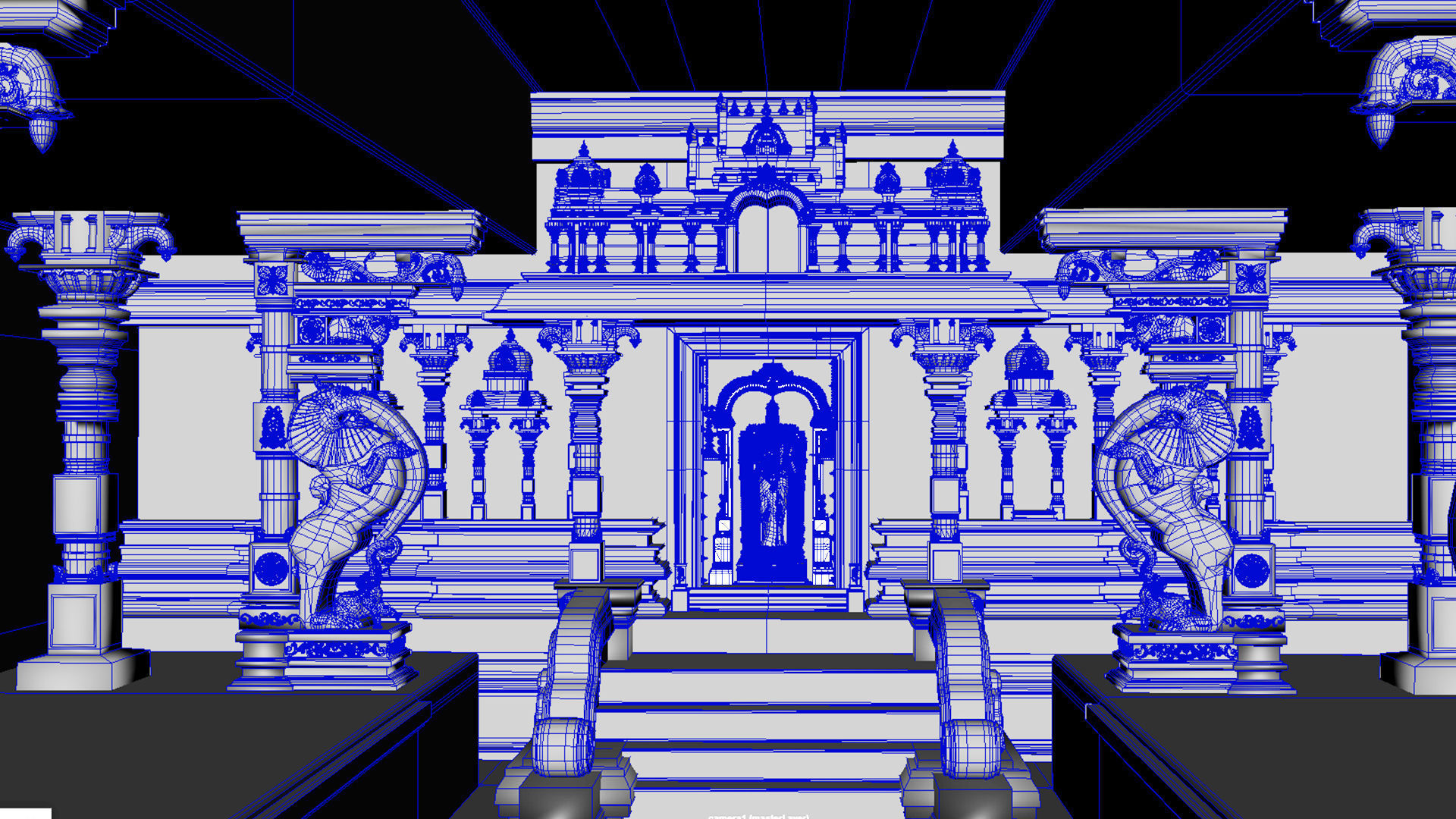 madurai meenakshi amman temple interior 3D model | CGTrader