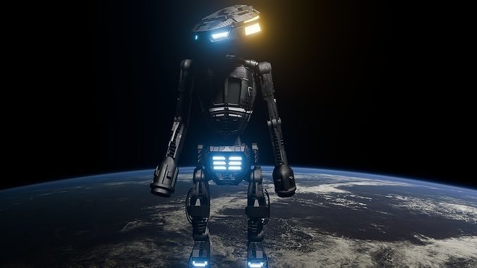 SIFI Robot 3D model rigged | CGTrader
