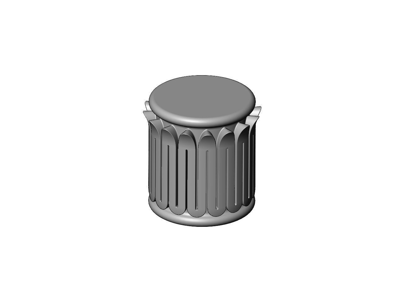 Leaf scroll moroccan arabic islamic column base ornament 3D model 3D ...