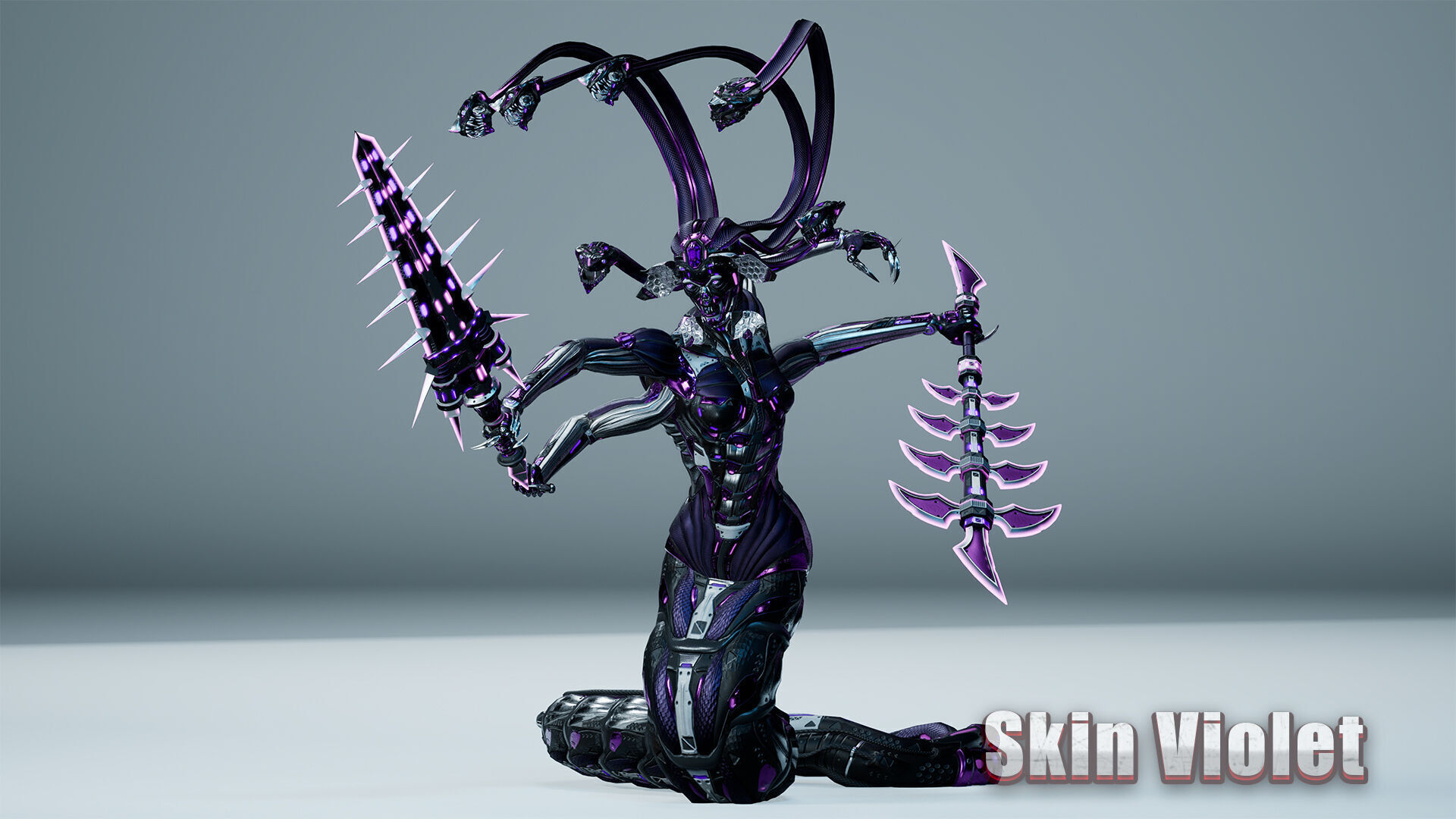3D model Sci-fi Medusa Gorgon VR / AR / low-poly | CGTrader