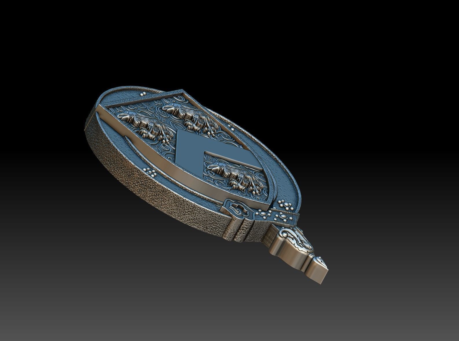 Belt Coat of Arms 3D model 3D printable | CGTrader